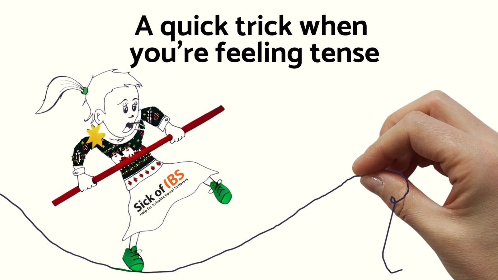 IBS : A quick trick when you’re feeling tense - Sick of IBS